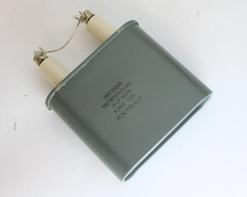 .5uF 5000VDC Hermetically Sealed Oil Capacitor .5 uf 5000V DC 5000 ...