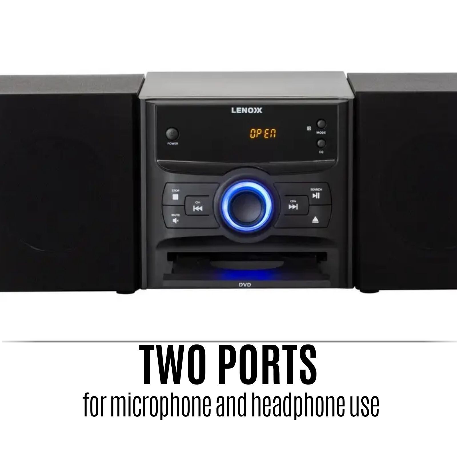 Home Stereo Mini Hi Fi System Bluetooth CD Player USB DVD Audio Sound ...