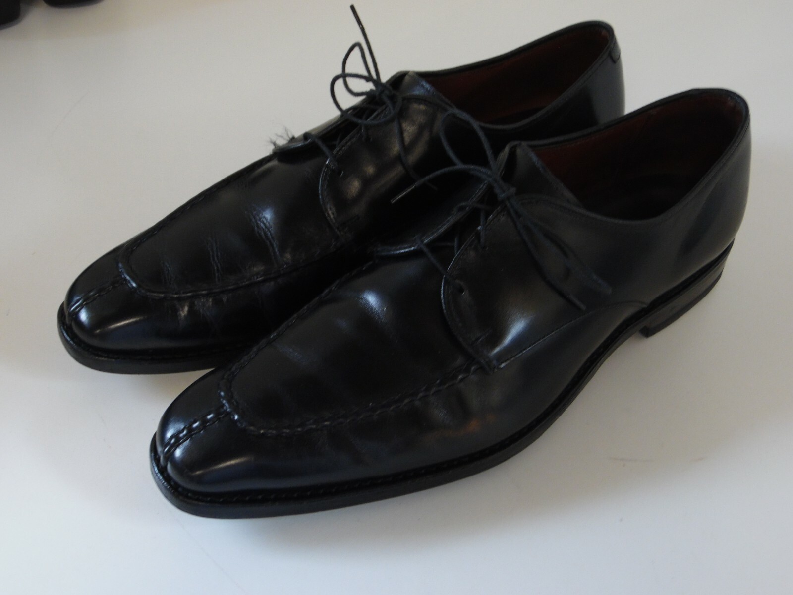 Allen Edmonds Parkway Split Moc Toe Oxford black Men'… - Gem