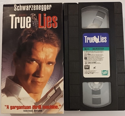 True Lies - Arnold Schwarzenegger (VHS, 1995) **Buy 2 Get 1 Free ...