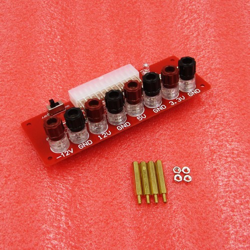 24 Pins ATX Benchtop Power Board Computer Connector Socket Power Supply ...