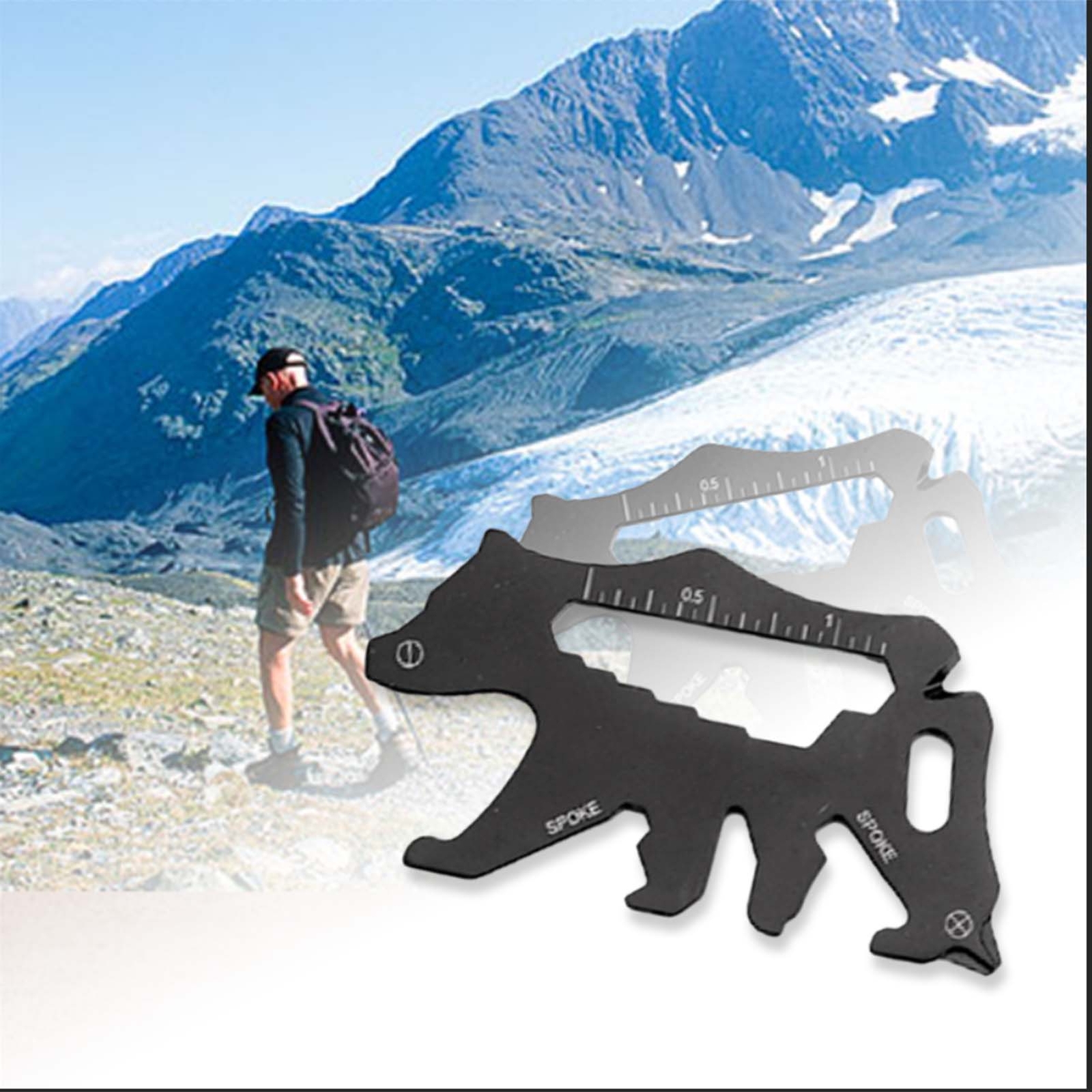 Mini Multi-tool Lanyard Hole Drawing Lines Hexagon Wrench Multi-use ...