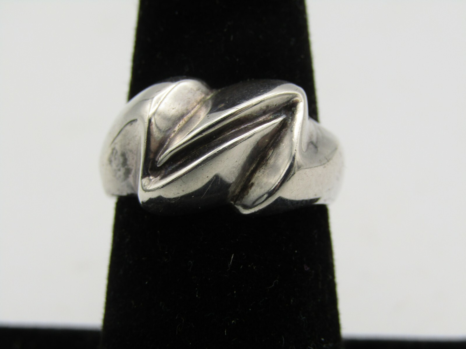 MID CENTURY MODERN MCM STERLING SILVER RING SIZE 7 MA… - Gem