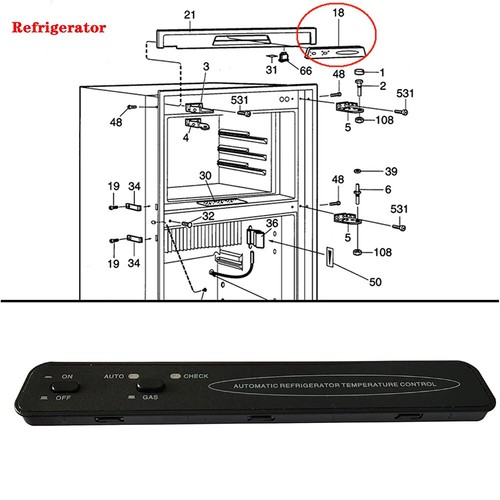 For Dometic DM2652 Universal Refrigerator Control Board Kit 2-Way ...