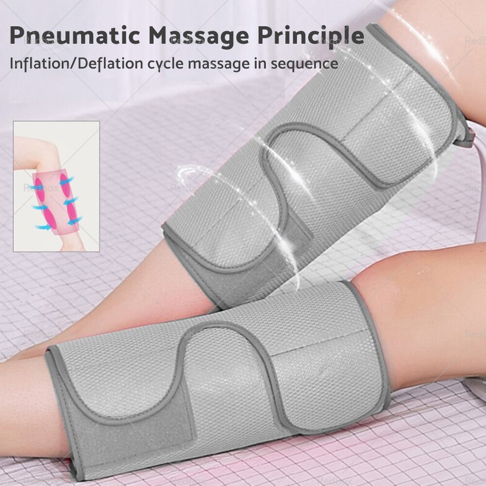 Calf Thigh Massage Muscles Relax Wraps Leg & Foot Massager With Heat ...