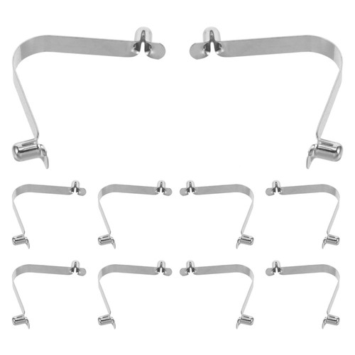 10 Pcs Shrapnel Buckle Push Button Spring Clips Kayak Paddle Snap | eBay