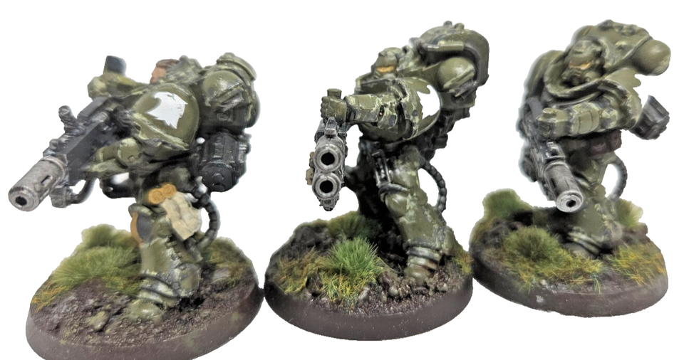 Warhammer 40k Space Marines Eradicator Squad Raptors Painted Games ...