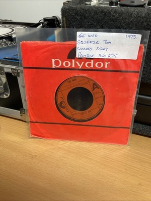 The Who Squeeze Box, Success Story 7" Vinyl Record 1975 Polydor 2121 ...