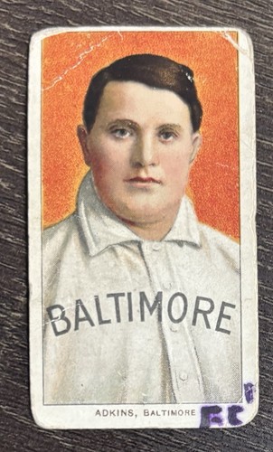 T206 Doc Adkins Baltimore Orioles Vtg Tobacco Card Piedmont 350 Minor ...