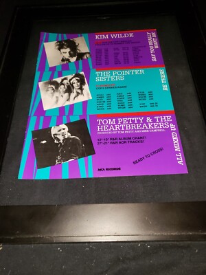 Tom Petty, Pointer Sisters, Kim Wilde Rare Original Radio Promo Ad ...