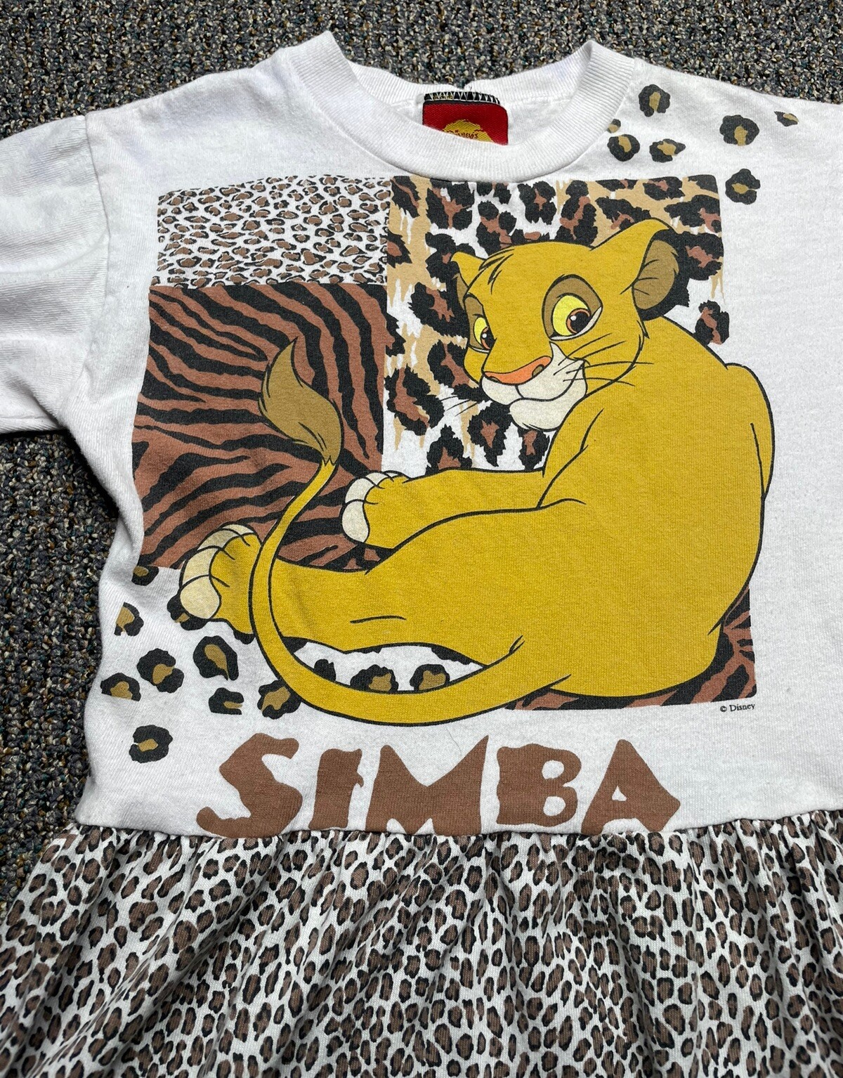 Vintage Disney The Lion King Simba Girls Dress 7/8 - Gem