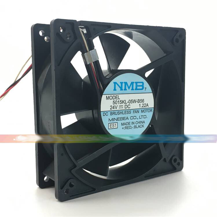 NMB 5015KL-05W-B56 24V 1.22A 12.7CM 12738 double ball inverter cooling ...