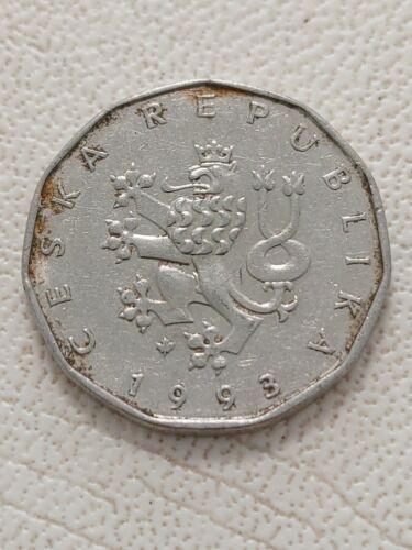 1993 2 KC Koruny Czech XF Coin Czech Lion CESKA Kayihan coin T66 | eBay