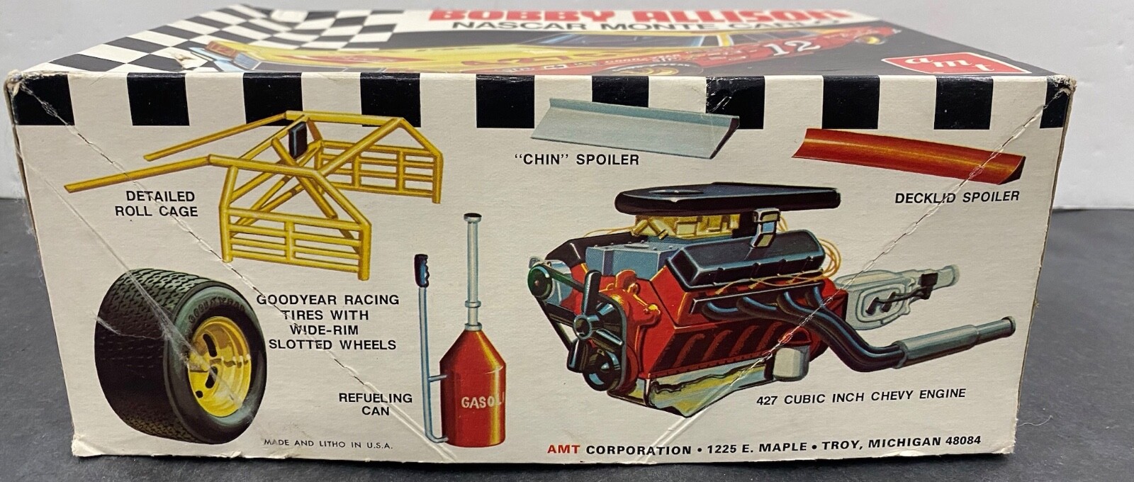 AMT t421 Bobby Allison 1972 Monte Carlo Coke #12 VINTAGE 1/25 McM kit ...