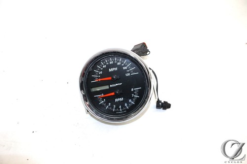 1982 82 Harley FXR FXRS Super Glide Auto Meter Dual Gauge MPH RPM | eBay
