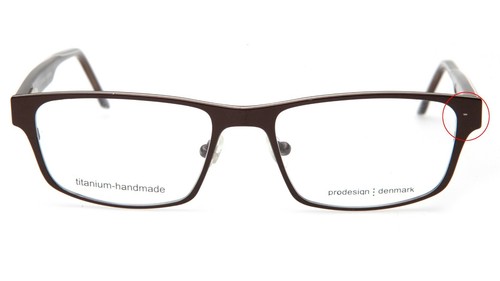 NEW PRODESIGN DENMARK 1401 c.5031 BROWN EYEGLASSES FRAME 53-17-145 ...