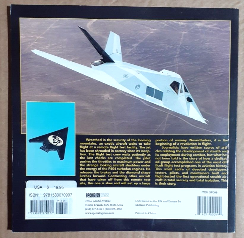 F-117 Nighthawk Stealth Fighter Photo Scrapbook By Yancy D. Mailes 2006 ...
