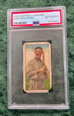 1909 E95 Philadelphia Caramel Wahoo Sam Crawford, #11, PSA Authentic ...
