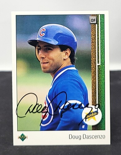 DOUG DASCENZO Signed Autographed 1989 Upper Deck Baseball Card #10 ...