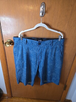 Trunks Blue Gray Floral , Multifunctional Board Shorts 36 Mens Casual ...