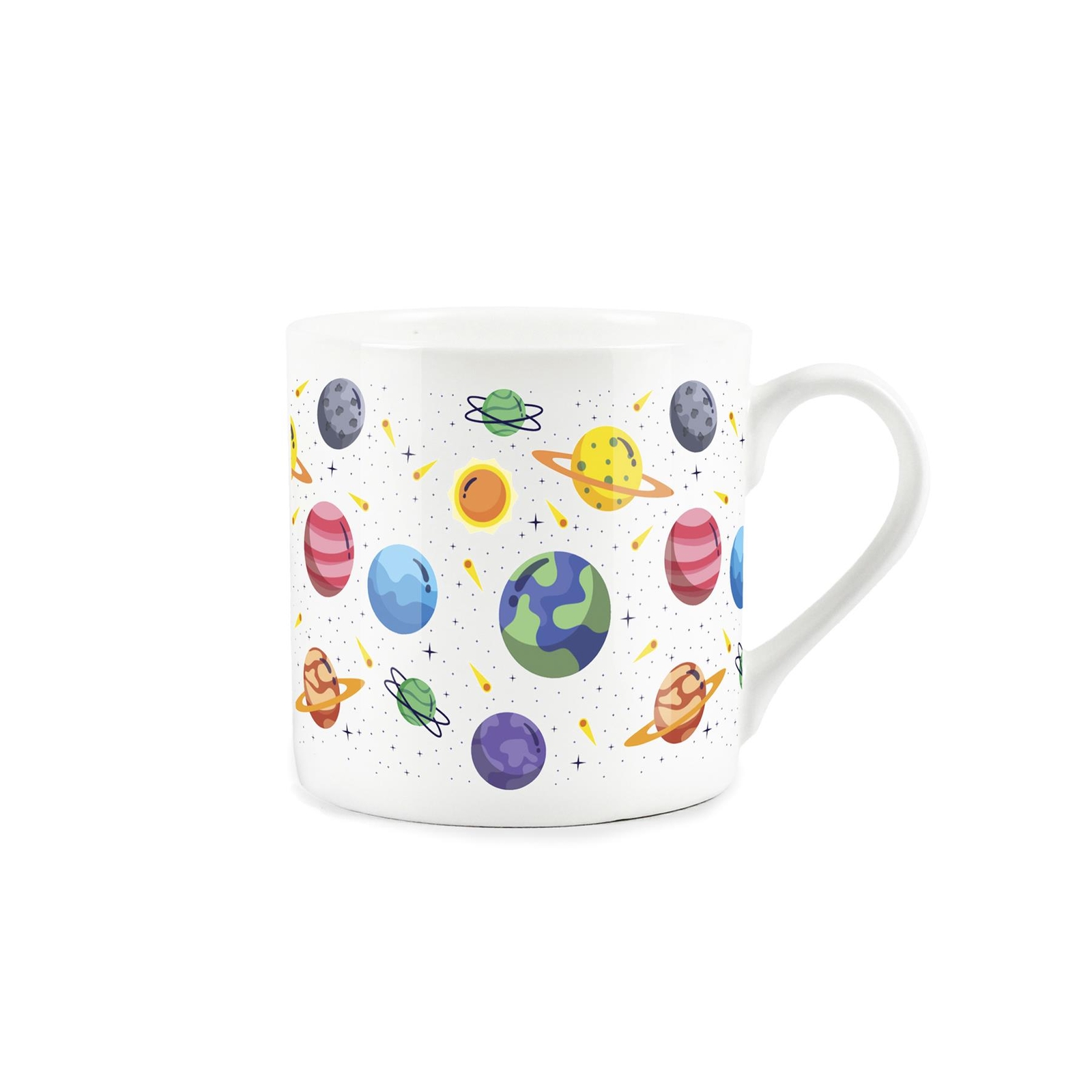 Planets Bone China Mug - Universe Sun Moon Tea/Coffee Gift Cup | eBay UK