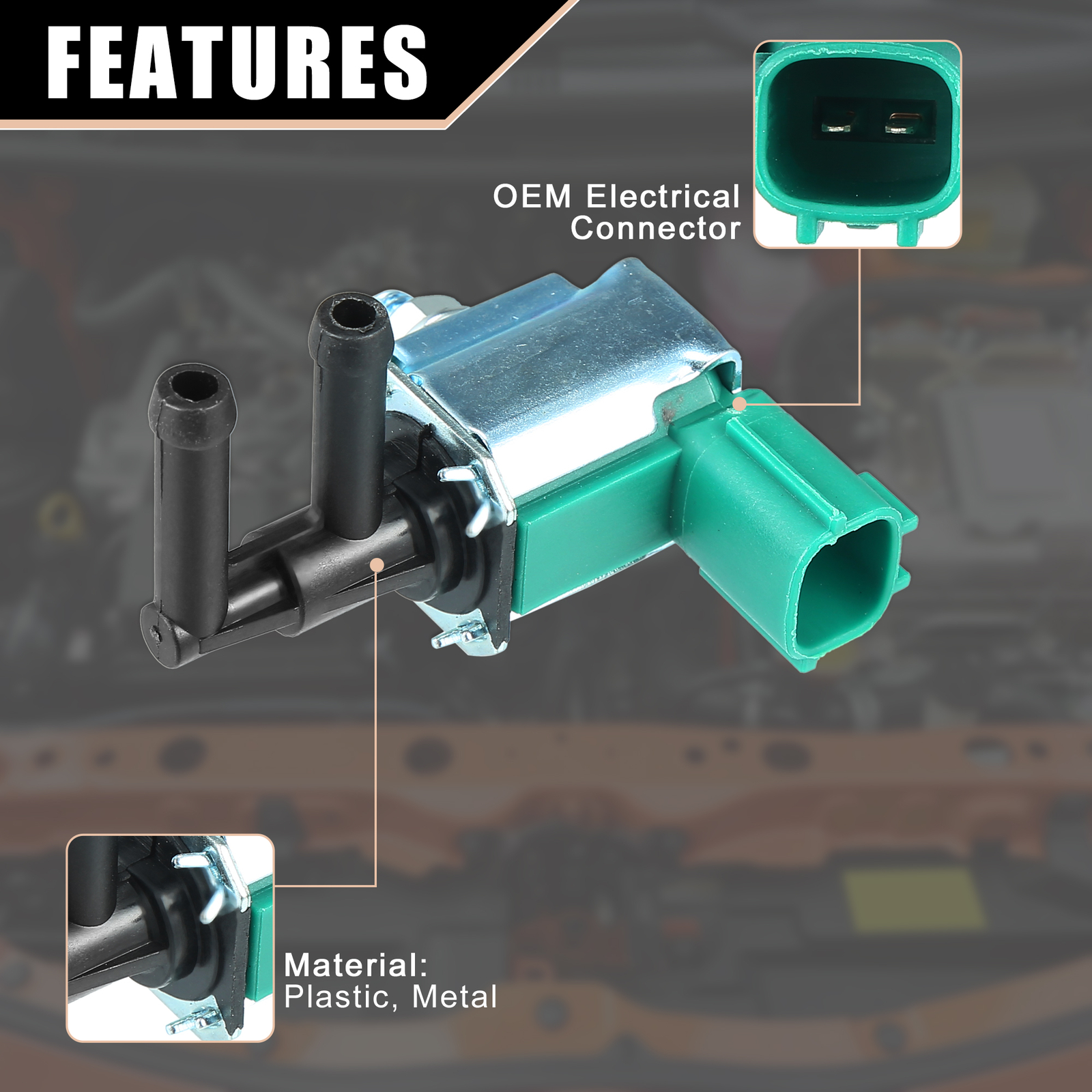 Vapor Canister Vacuum Solenoid Valve for Nissan Pathfinder Frontier ...