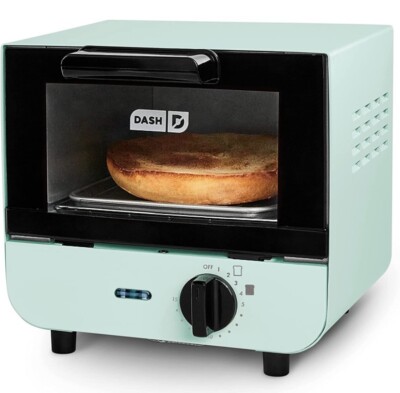 NEW DASH Mini Toaster Oven Cooker for Bread, Bagels, Cookies, Pizza ...