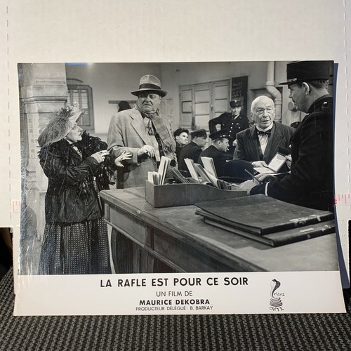 La rafle est pour ce soir (1954) Movie Photo Maurice Dekobra Robert ...