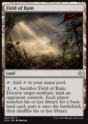 MTG FIELD OF RUIN FOIL EXC - CAMPO DELLA ROVINA - XLN - MAGIC | eBay