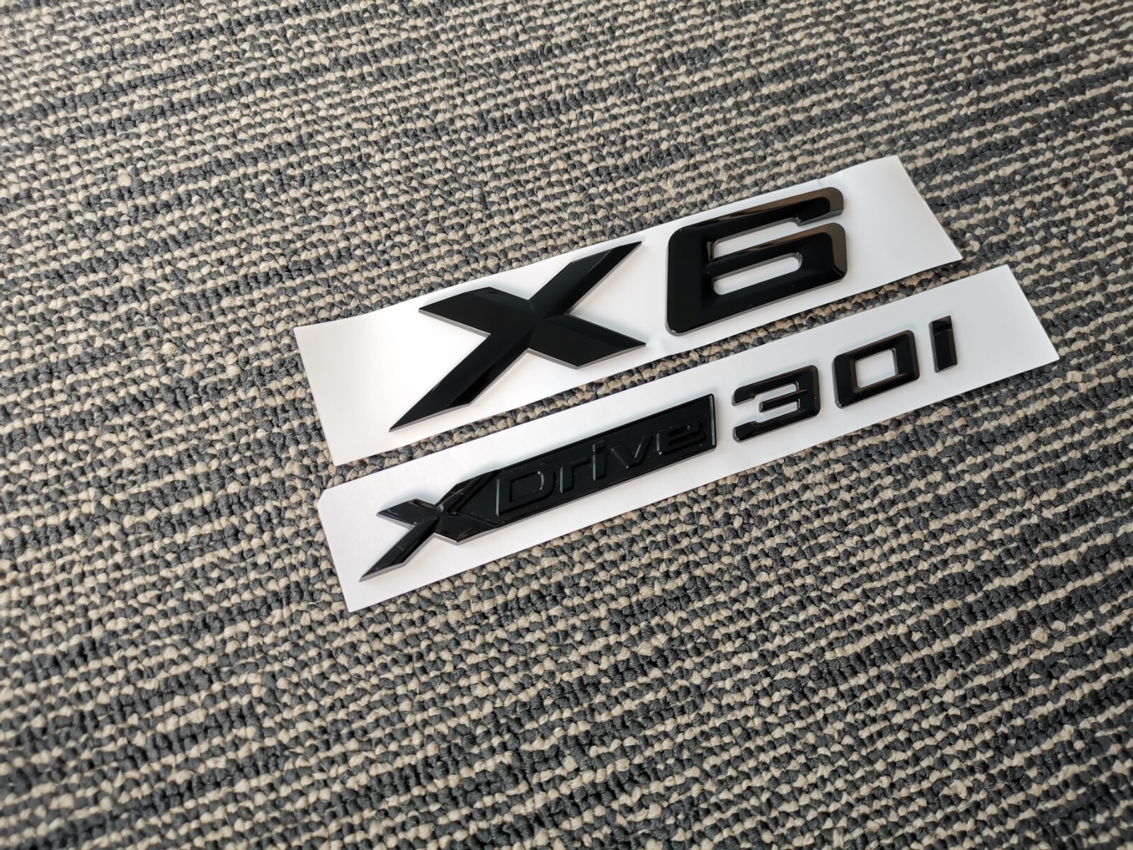 Gloss Black OEM Style BMW X6 XDrive 30i Badge Rear Trunk Tailgate ...