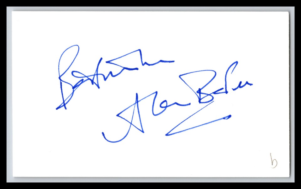 Alan Bates - Actor - 3x5 Card - Signed / Autograph (b) | eBay