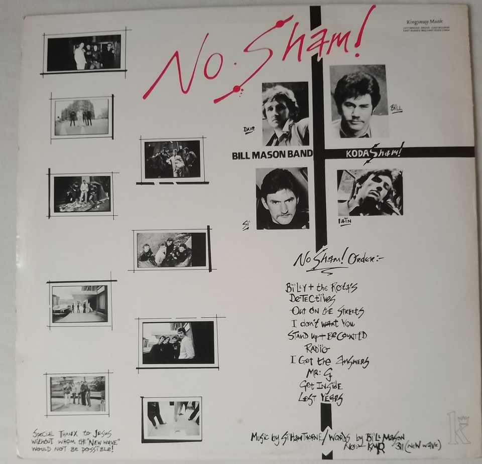 Bill Mason Band - No Sham! - Vinyl LP - Kingsway 1979 UK - EX/VG+ | eBay UK