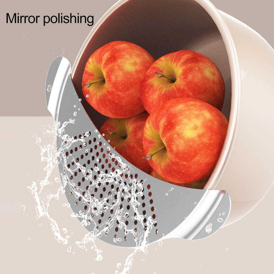 Fruit Strainer Strainer for Pasta Stainless Steel Half-moon Strainer ...