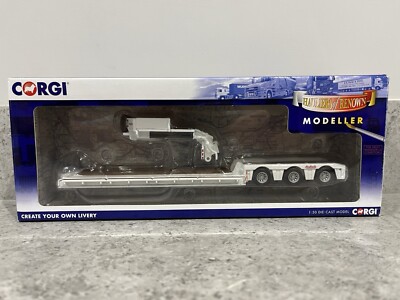 Corgi - Nooteboom Low Loader - Modeller (White) - CC19913 - 1:50 - Mint ...
