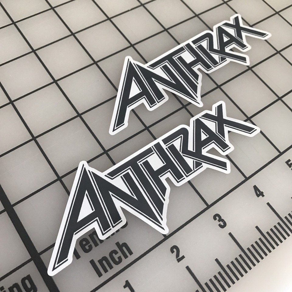 Anthrax 5" Wide Vinyl Decal Sticker - BOGO | eBay