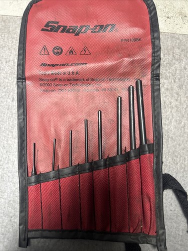 Snap On PPR708BK 8pc Roll Pin Punch Set | eBay