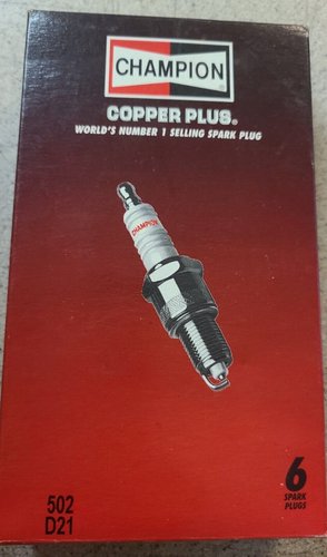 New Champion Copper Plus Spark Plug 502 D21 Pack Of 6 | eBay