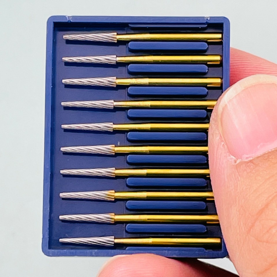 Dental Carbide Bur Orthodontic Debonding Finishing Tapper FG 8104 ...