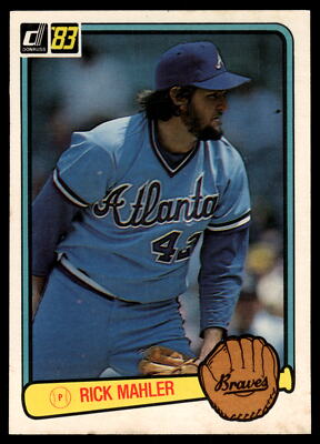 1983 Donruss Rick Mahler #527 Atlanta Braves Baseball Card | eBay