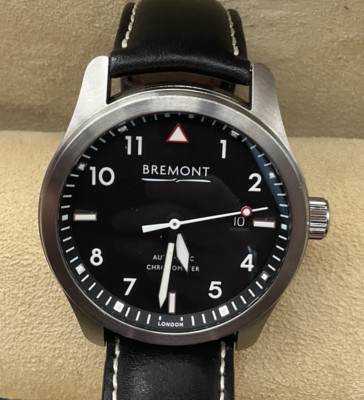 Men’s Bremont Solo 42 Black Dial 19532 Watch W/ Box | eBay