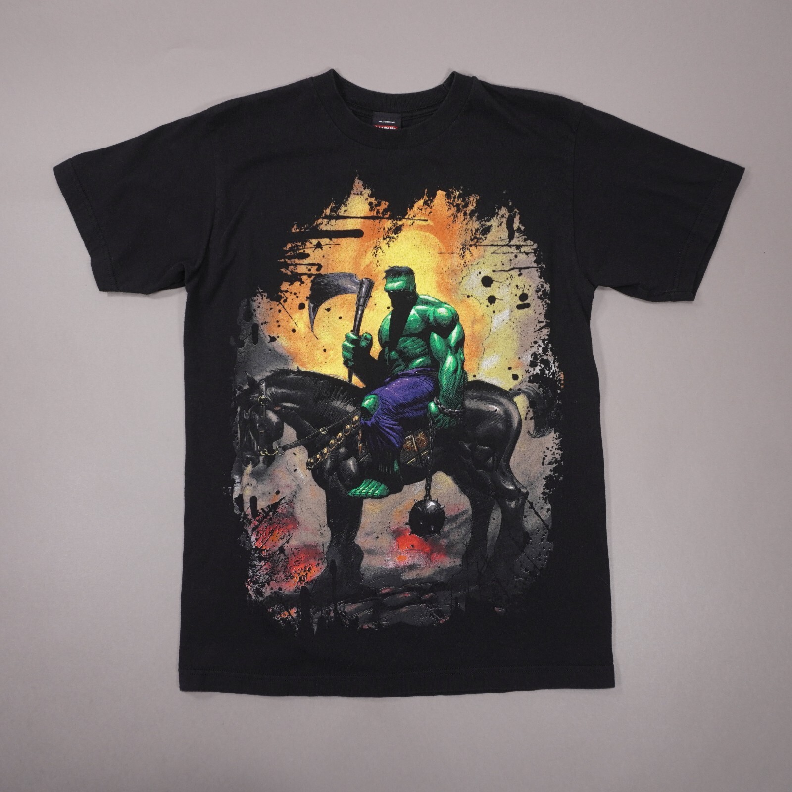 Incredible Hulk Horse Axe Mace Mad Engine T Shirt Men… - Gem