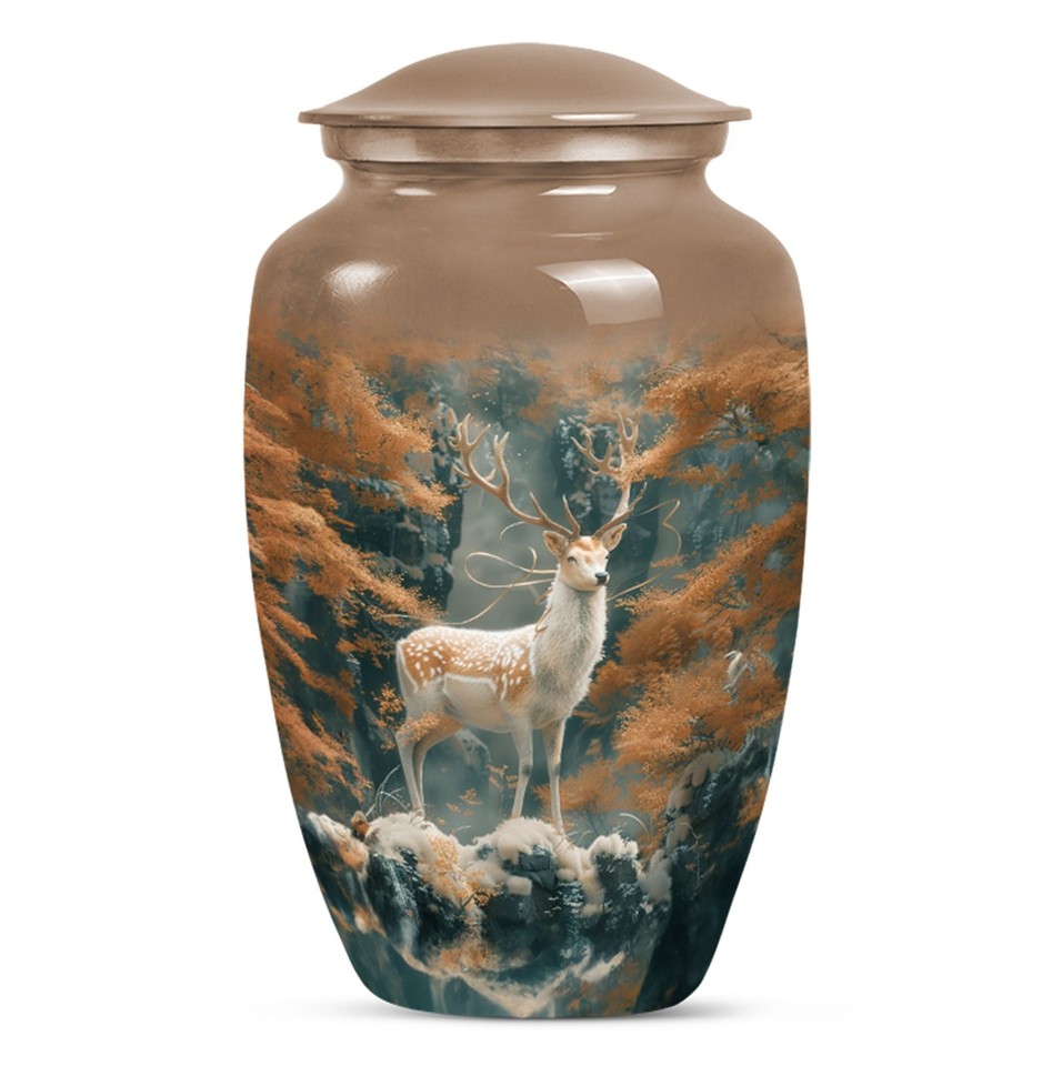 Eternal Repose Deer-Inspired Large Cremation Urn for Human Ashes | eBay UK