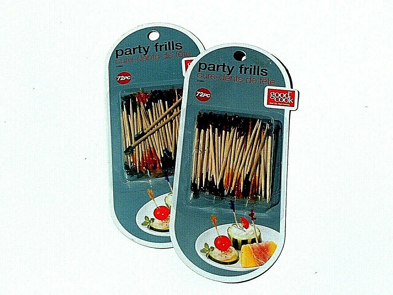 Set of 2 Packs Good Cook Toothpicks Frill Party Pick Hors D'ouevres ...