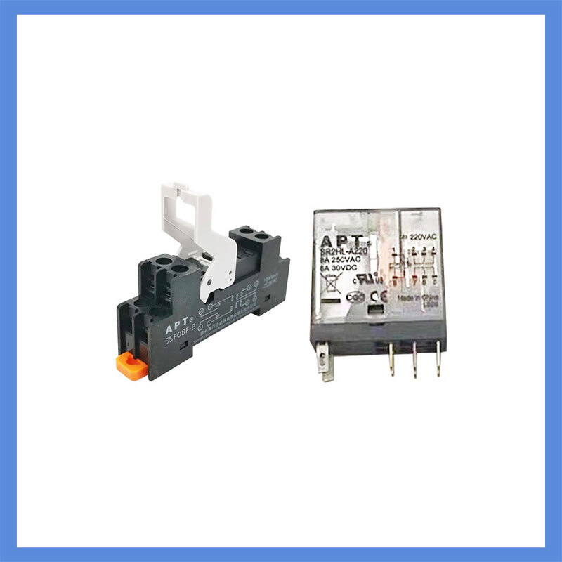 1 piece SIEMENS APT micro relay AC220V SR2HL-A220 With base SSF08F-E ...