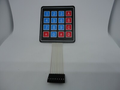Electronics 4x4 Matrix Array Keyboard 16 Key Numpad Pinpad PIN Number ...
