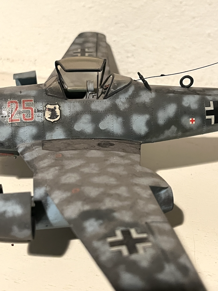 Vintage Messerschmitt ME 262 1:48 Scale Completed Plastic Model | eBay