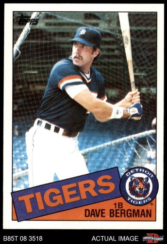 1985 Topps #368 Dave Bergman Tigers 8.5 - NM/MT+ | eBay