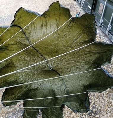 Ex RAF Army Drogue Parachute Chute Display Shelter Hide Fishing ...