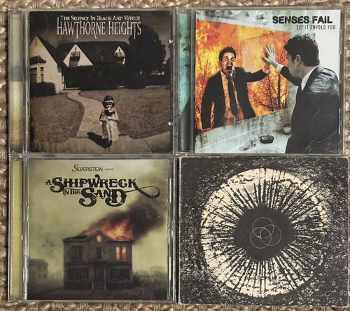 (4) Emo Screamo Post Hardcore Music CD Lot Senses Fail Silverstein ...