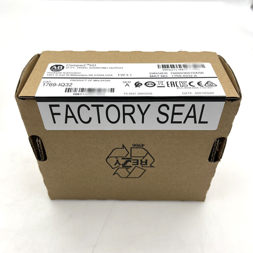 In Stock Ser/A CompactLogix 32pt 24VDC Sink/Source Input Brand New 1769 ...
